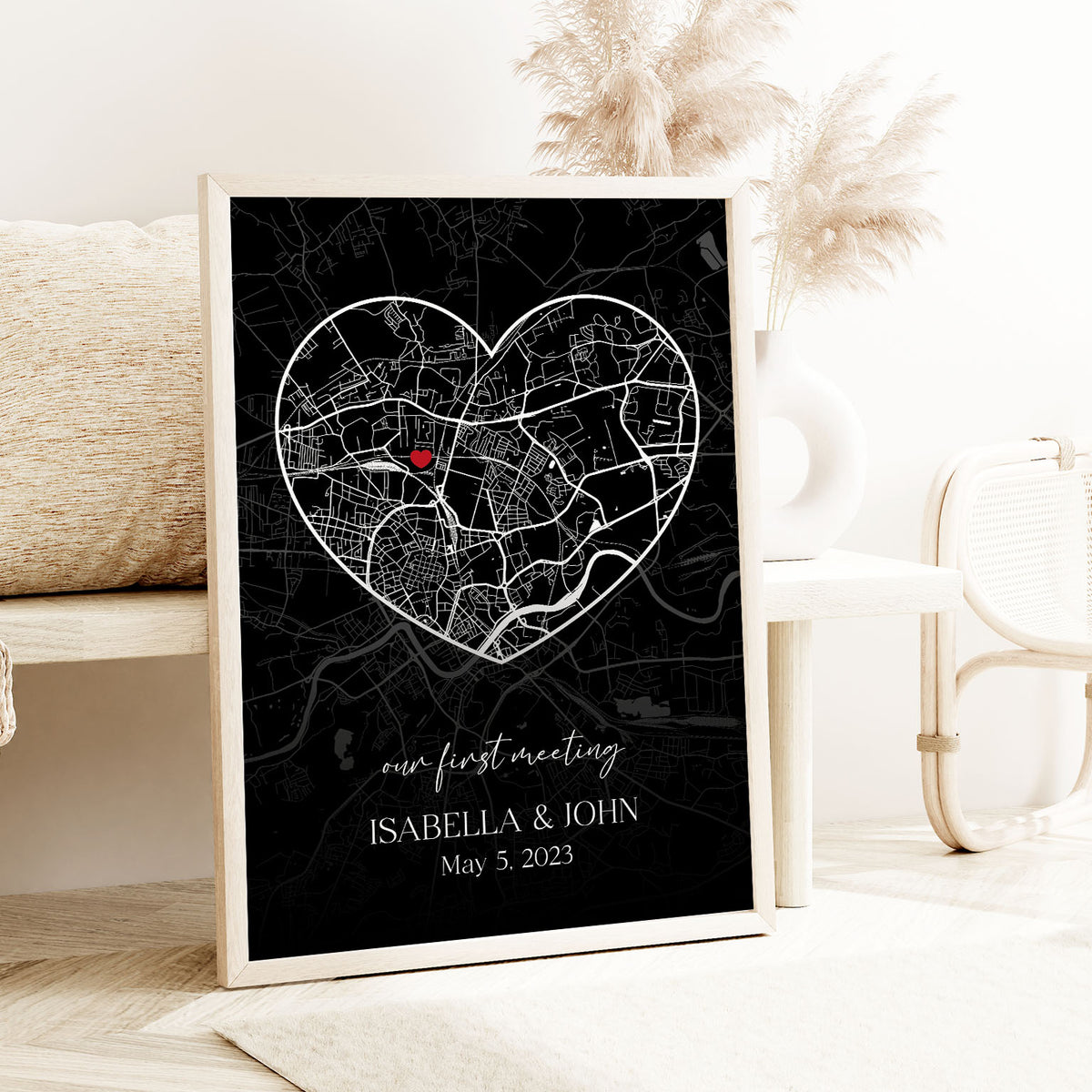 Personalised Map Poster- Story Map, Custom Story Map – UK Custom Posters