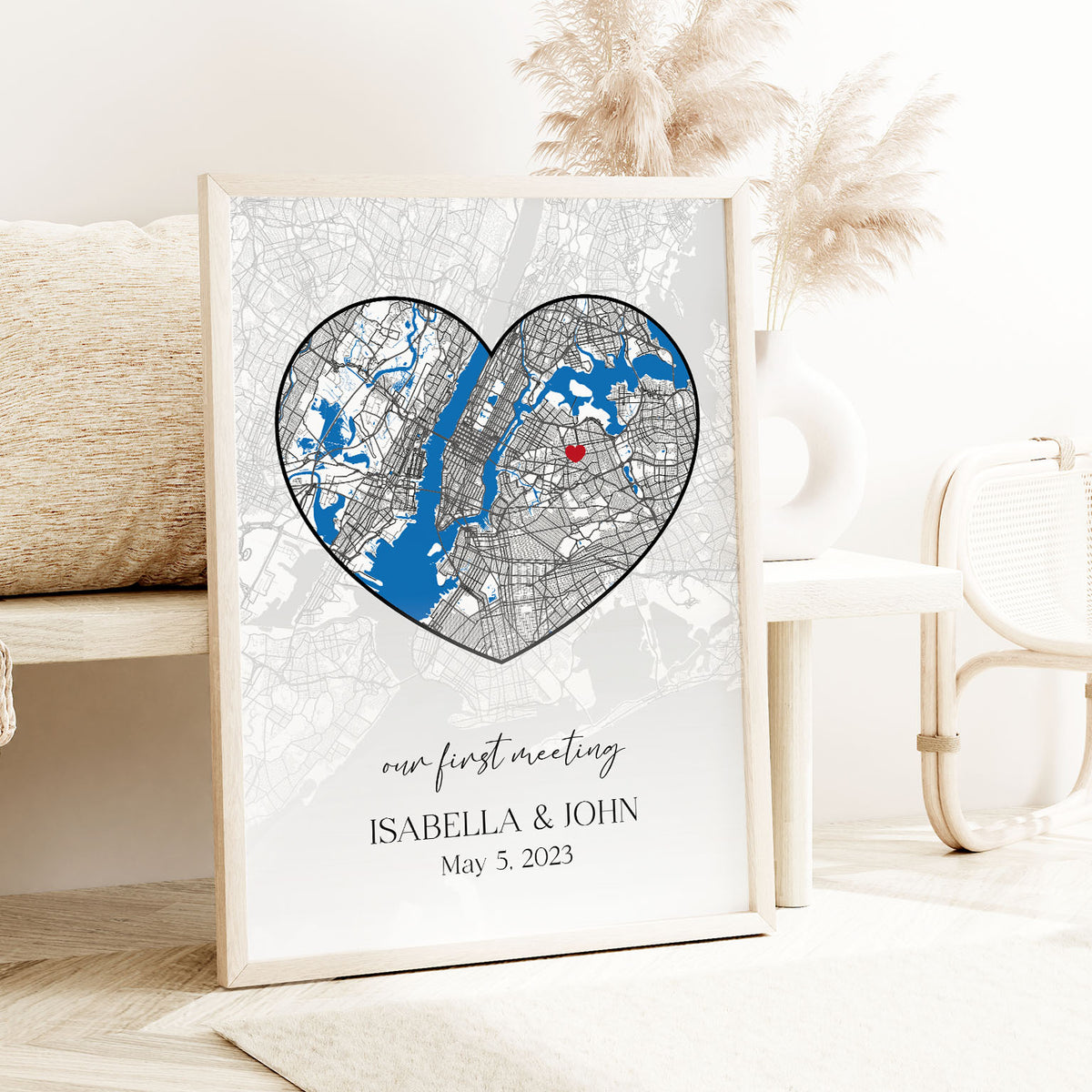 Personalised Map Poster- Story Map, Custom Story Map – UK Custom Posters