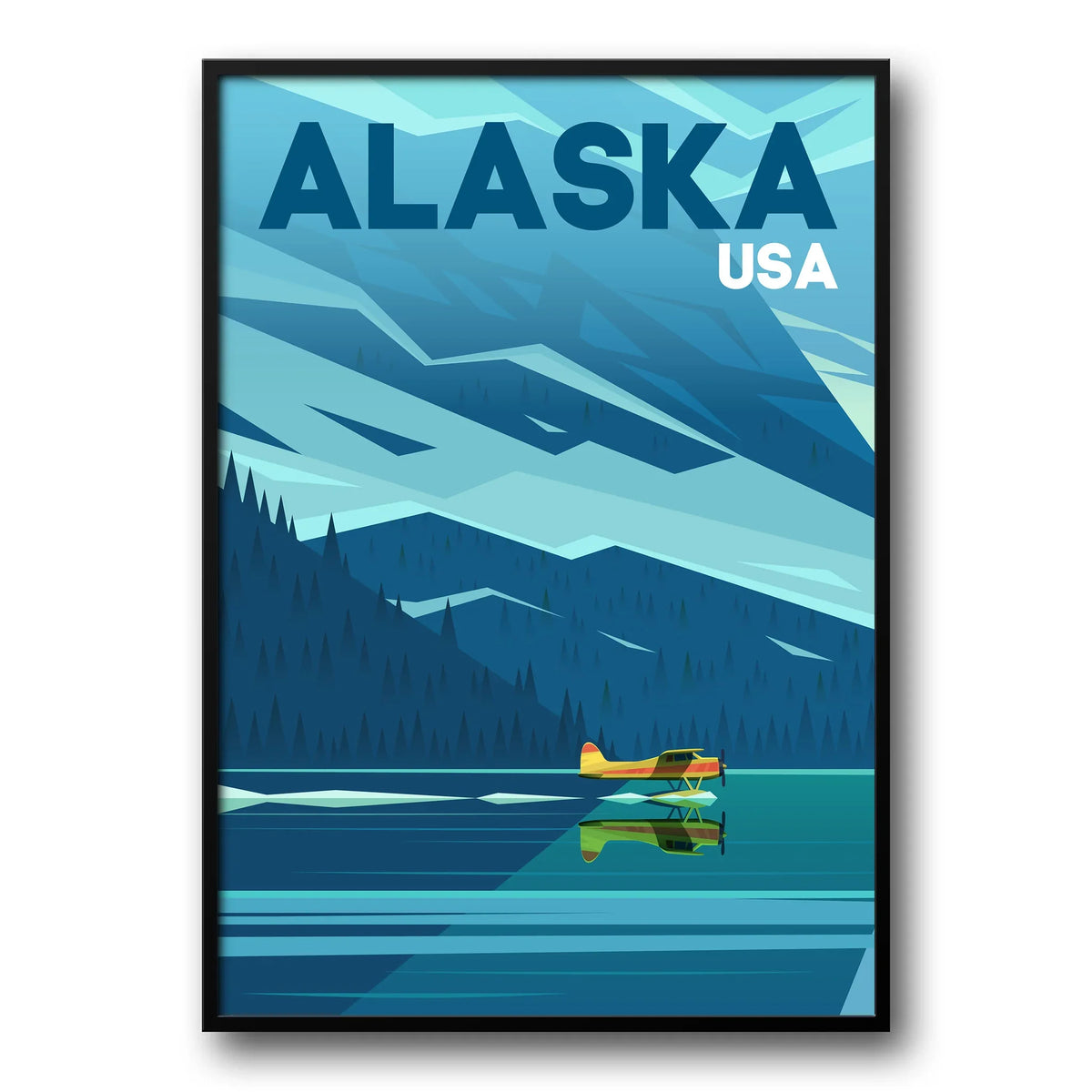 Alaska, USA Travel Poster – UK Custom Posters