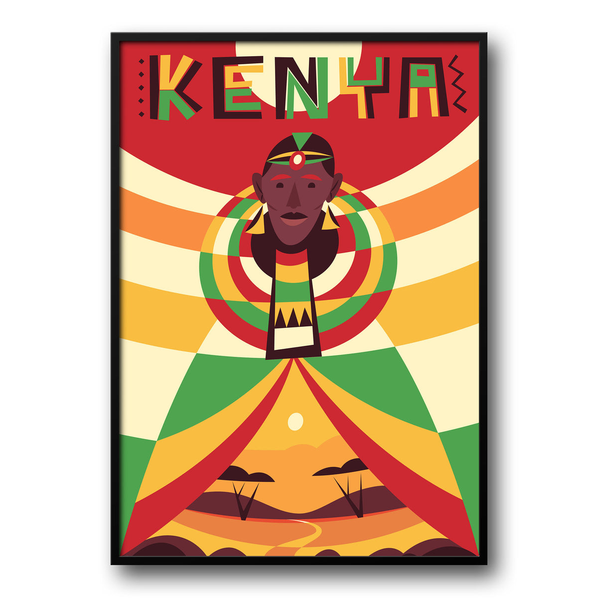 Kenya Travel Poster – UK Custom Posters