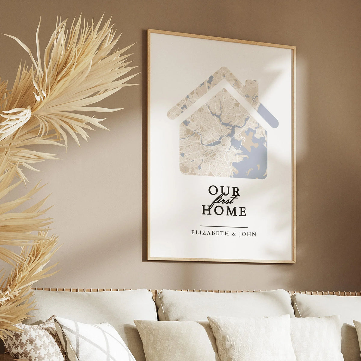 Personalised Map Posters & Custom Location Wall Art | UK – UK Custom ...