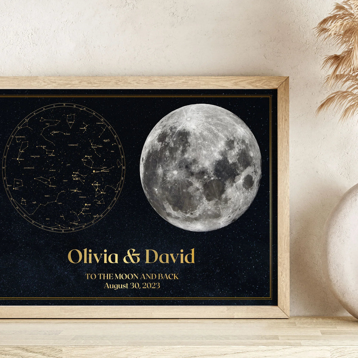 Star Map Print - Personalized Constellation Map – UK Custom Posters