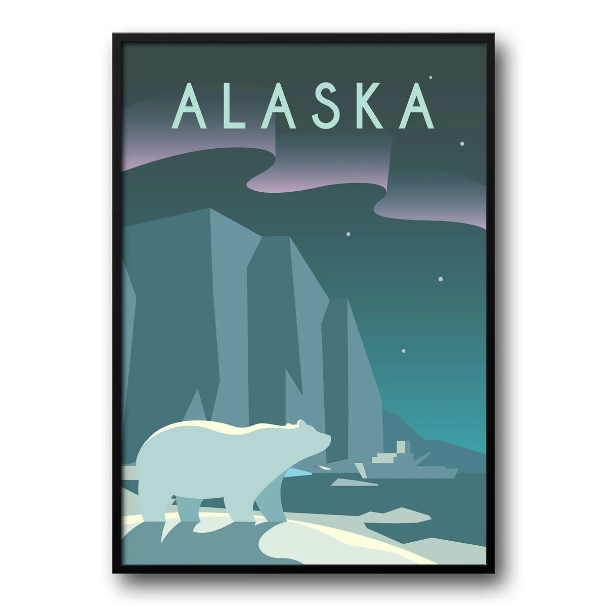 Alaska Travel Poster – UK Custom Posters
