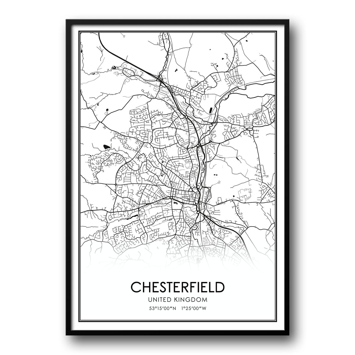 Chesterfield – Timeless City Guide | Premium City Map Prints & Decor ...