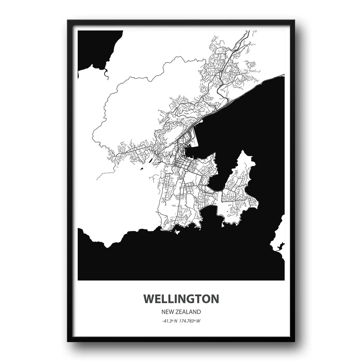 Wellington – Aesthetic Map Design | Premium City Map Prints & Decor ...