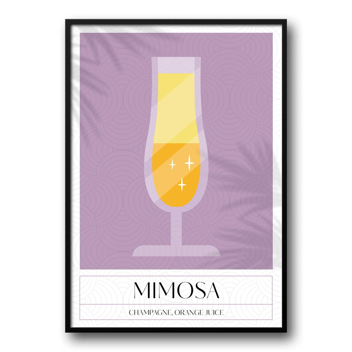 Mimosa Cocktail Poster Kitchen Poster – UK Custom Posters