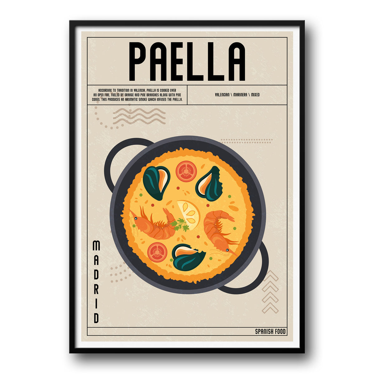 Paella Poster – UK Custom Posters