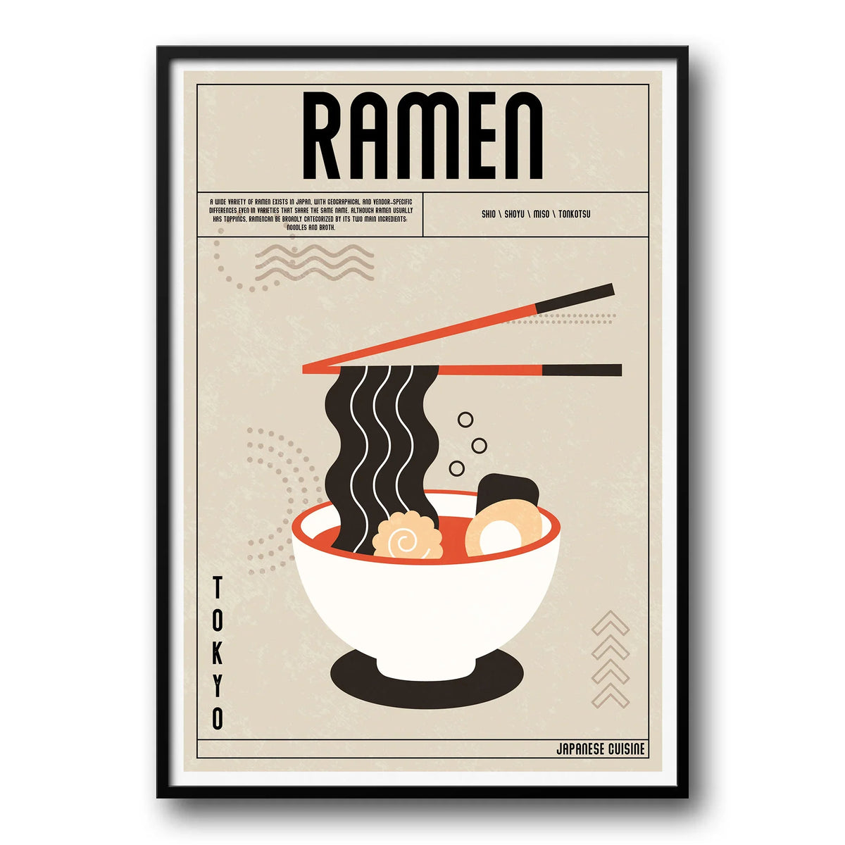 Ramen Poster Kitchen Poster – UK Custom Posters