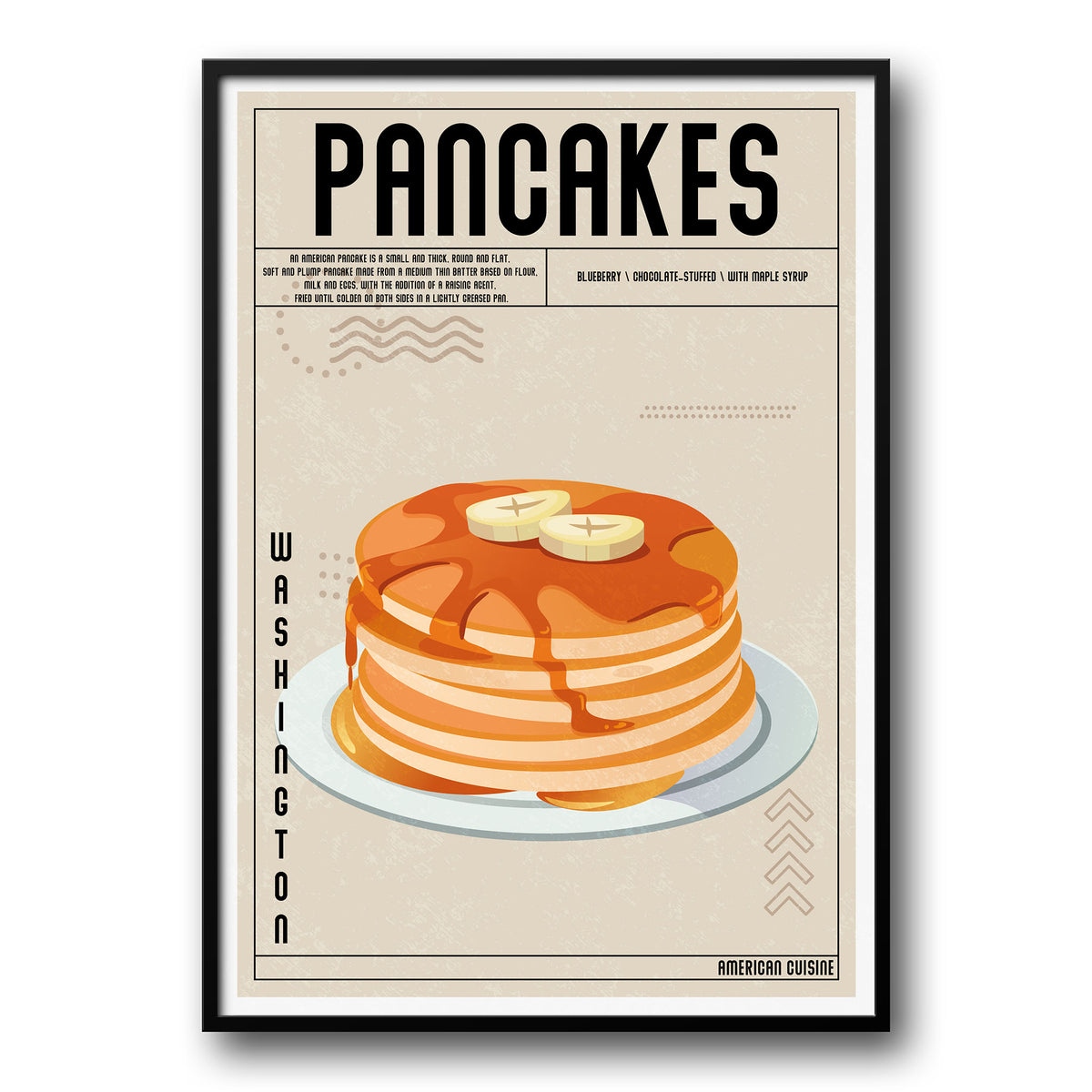 Pancakes Poster Kitchen Poster – UK Custom Posters