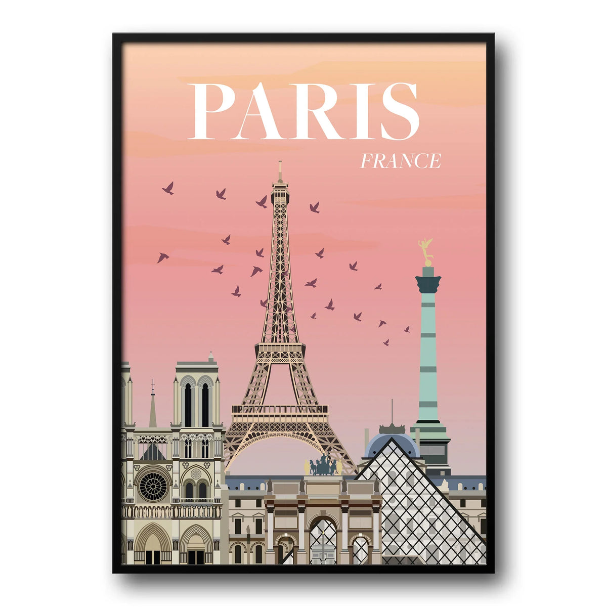 Paris Travel Poster – UK Custom Posters
