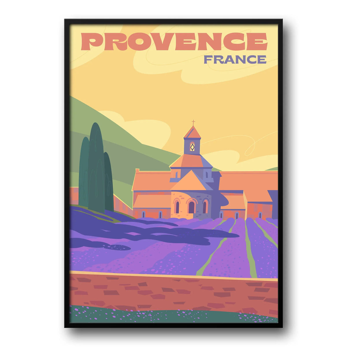 Provence France Travel Poster – UK Custom Posters