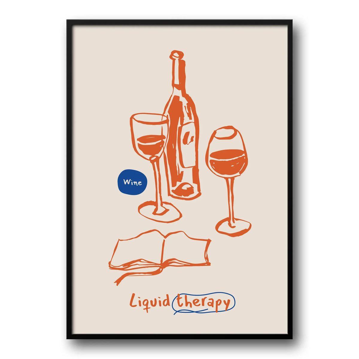 Liquid therapy Poster Kitchen Poster – UK Custom Posters