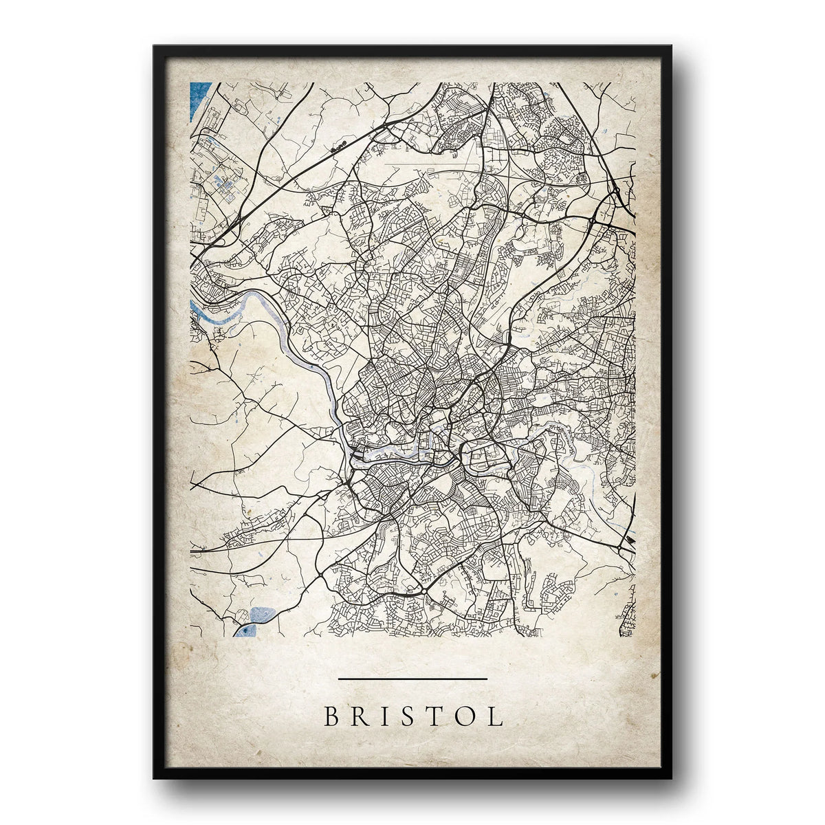 Bristol Map Poster in 12 Styles – UK Custom Posters