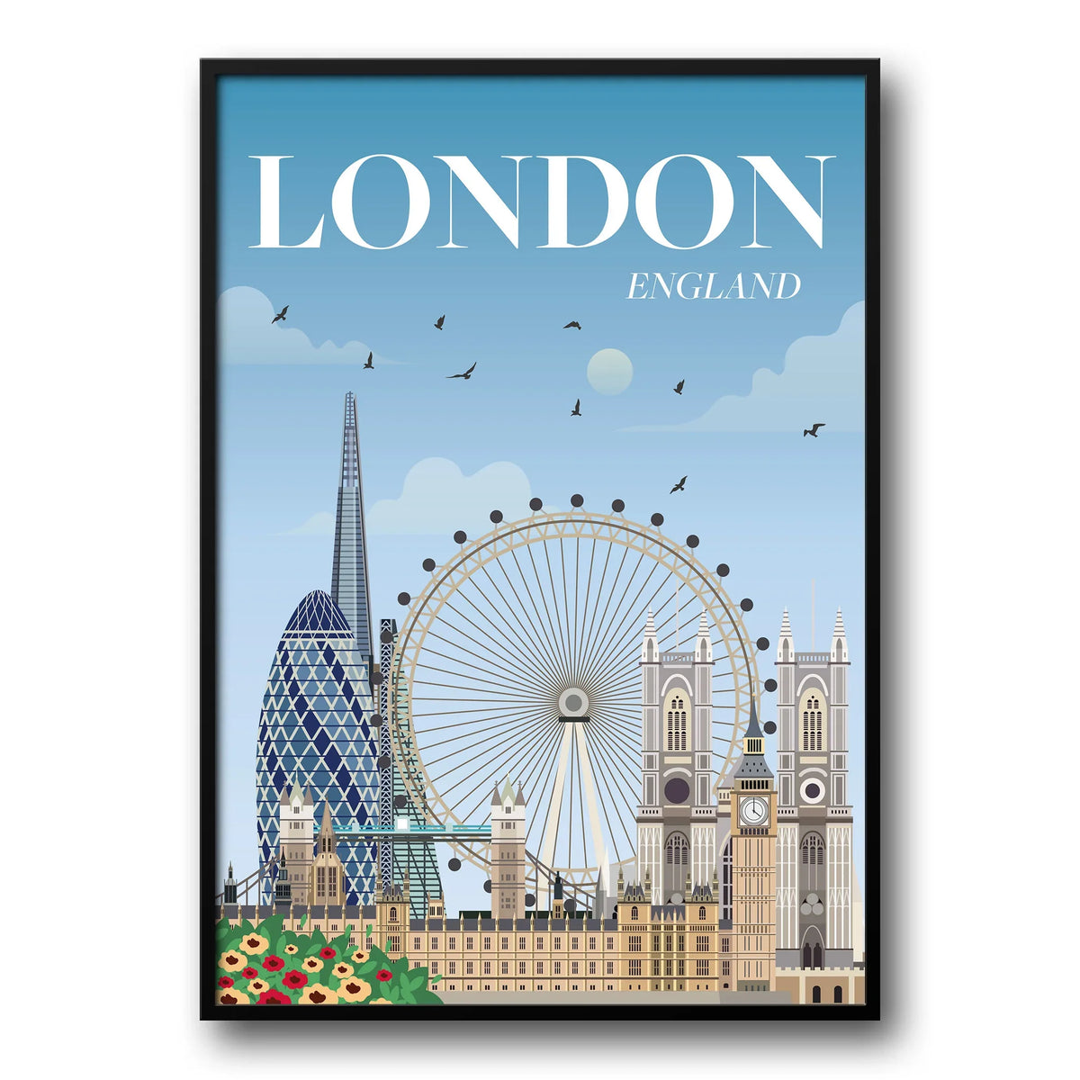 London Travel Poster – UK Custom Posters