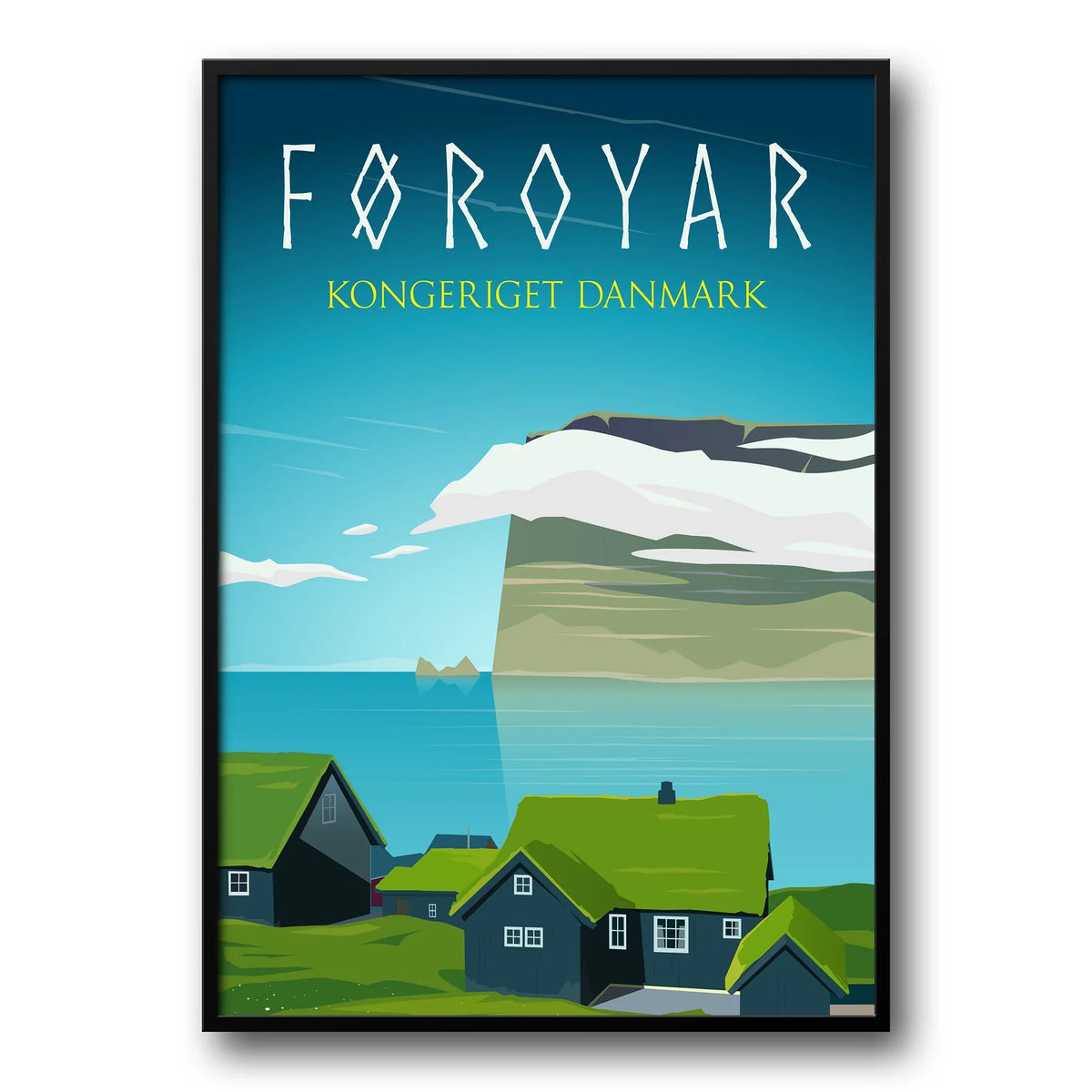 Foroyar Travel Poster – UK Custom Posters